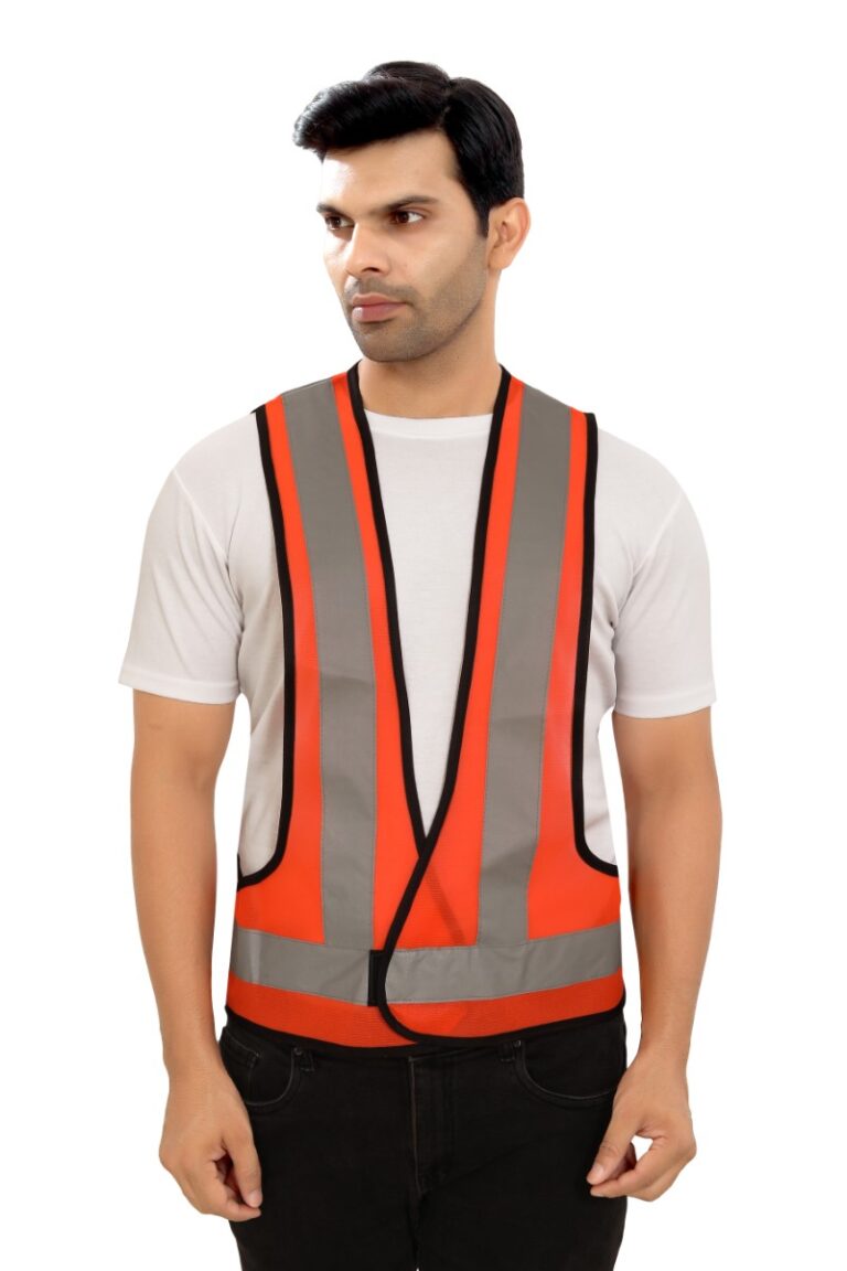 Cycling and Bikeing V-49 Reflective Safety Jacket - ReflectoSafe